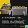 High-Efficiency 25 lb. Funnel Cake/Donut Maker Fryer - 120V, Medium ...