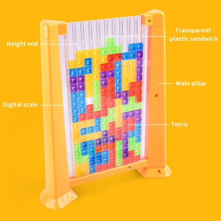 Plastic Blocks Puzzle Brain Teasers Toy Tangram Jigsaw Intelligence ...