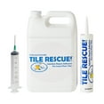 TILE RESCUE Injection Repair Adhesive for Loose Tiles, 1 Gallon ...