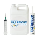 TILE RESCUE Injection Repair Adhesive for Loose Tiles, 1 Gallon ...