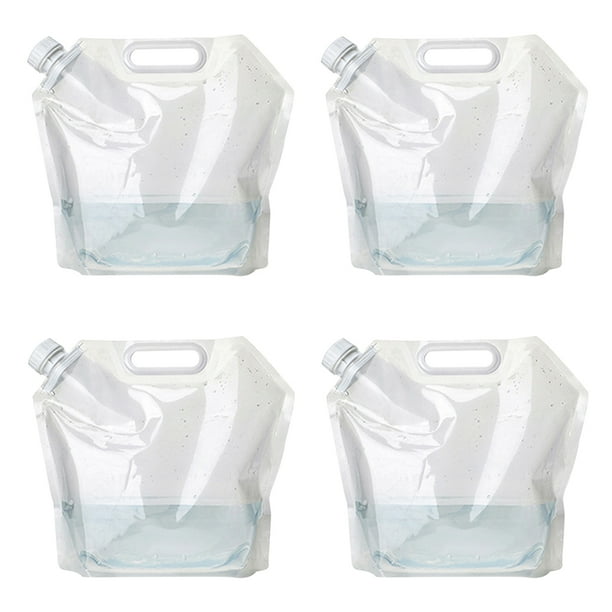 Water Container Bag, Food Grade Clear Plastic Storage Jug for Camping ...