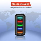 2 Pack of 5 Port Wall Charger Charge 5 Devices at Once! - Walmart.com