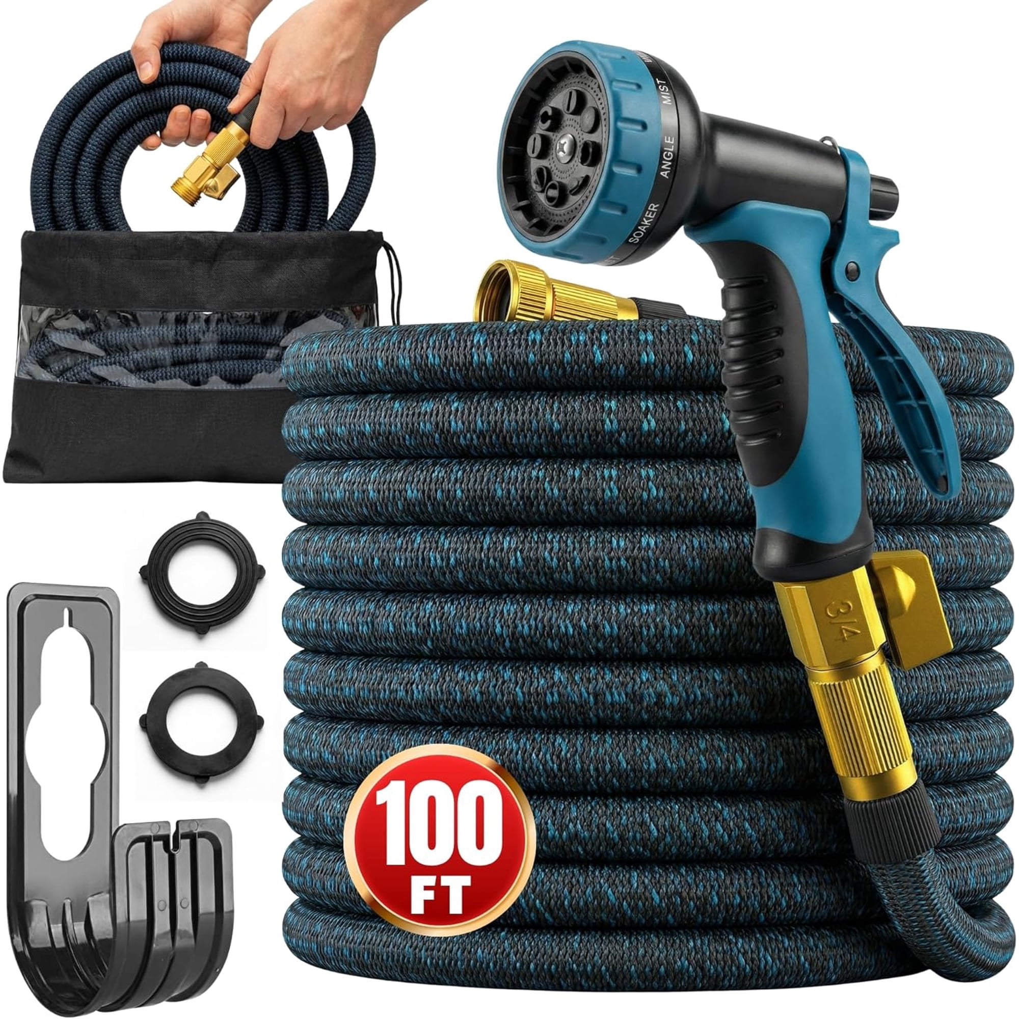 Click here for Luft Werkzeuge 100ft Garden Hose With 10 Function... prices