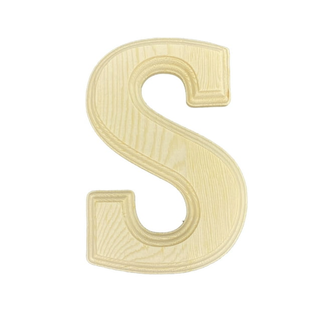 Crafts Central Pine Wood Beveled Wooden Alphabet Letters for Arts ...