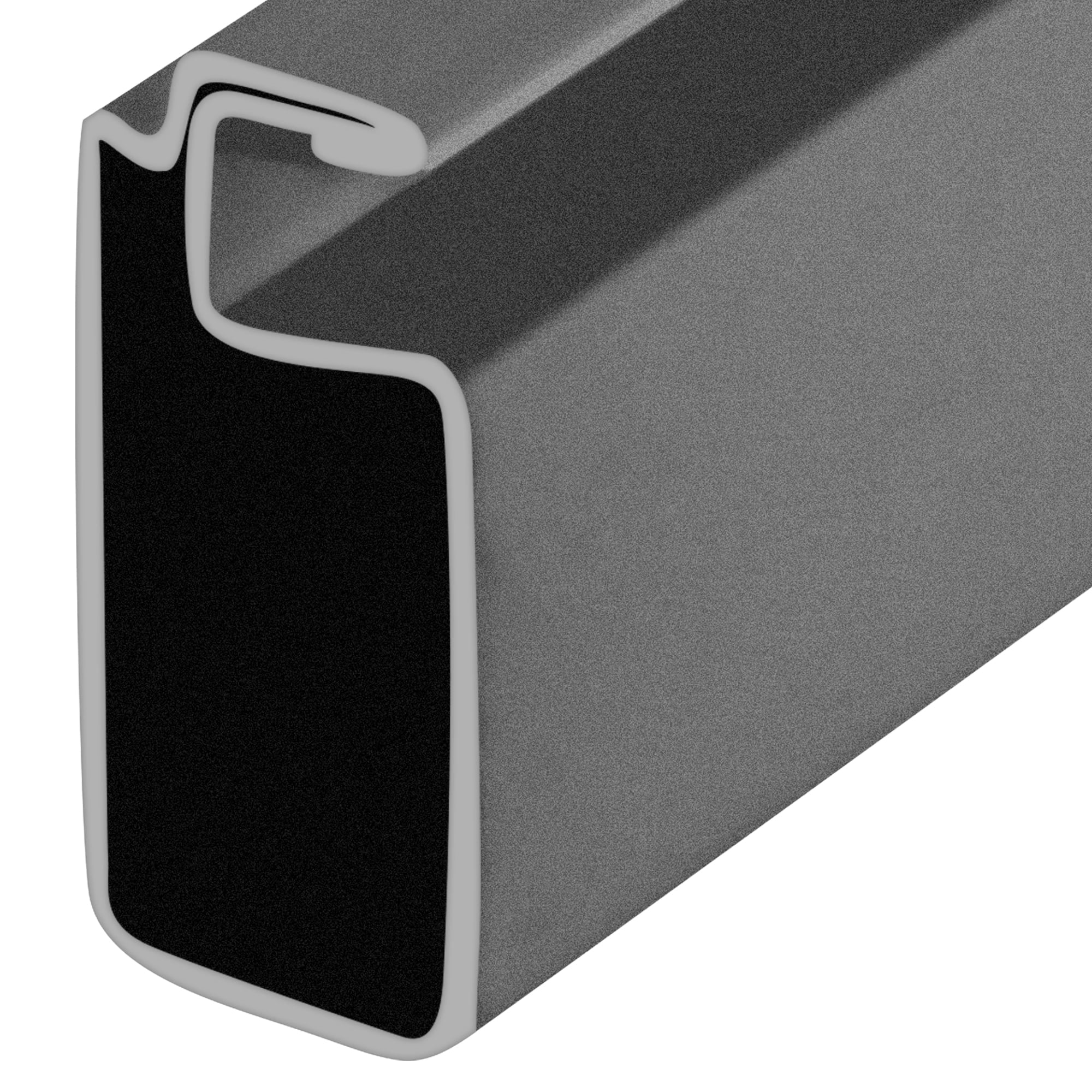 CRL WSF345GRY Gray 3/4" x 5/16" Roll Formed Screen Frame - 144 ...