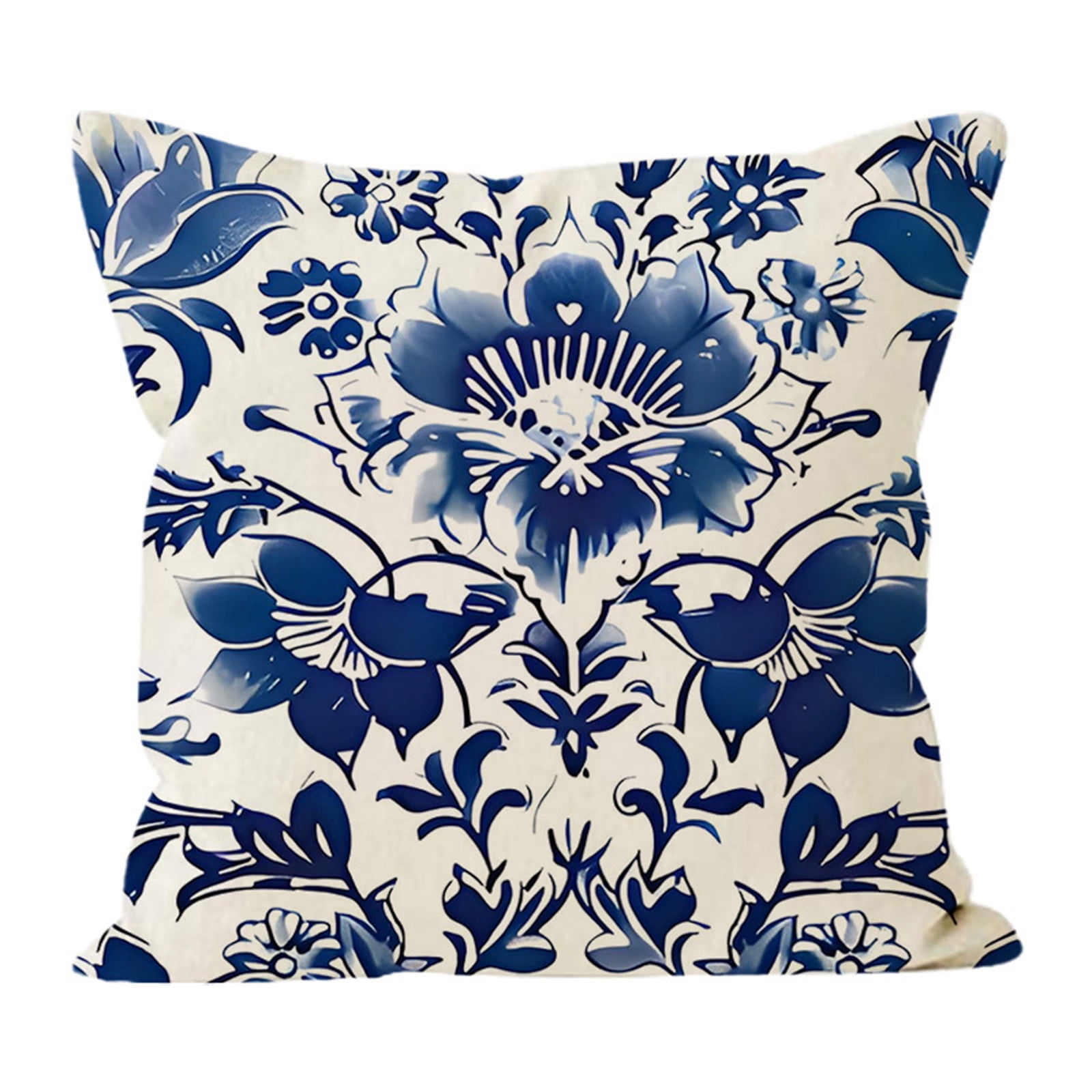 Click here for Jiangai Blue And White Porcelain Linen Pillow For... prices