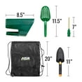 ASR Outdoor 5pc Green Metal Detecting Tools Kit with Drawstring Bag ...