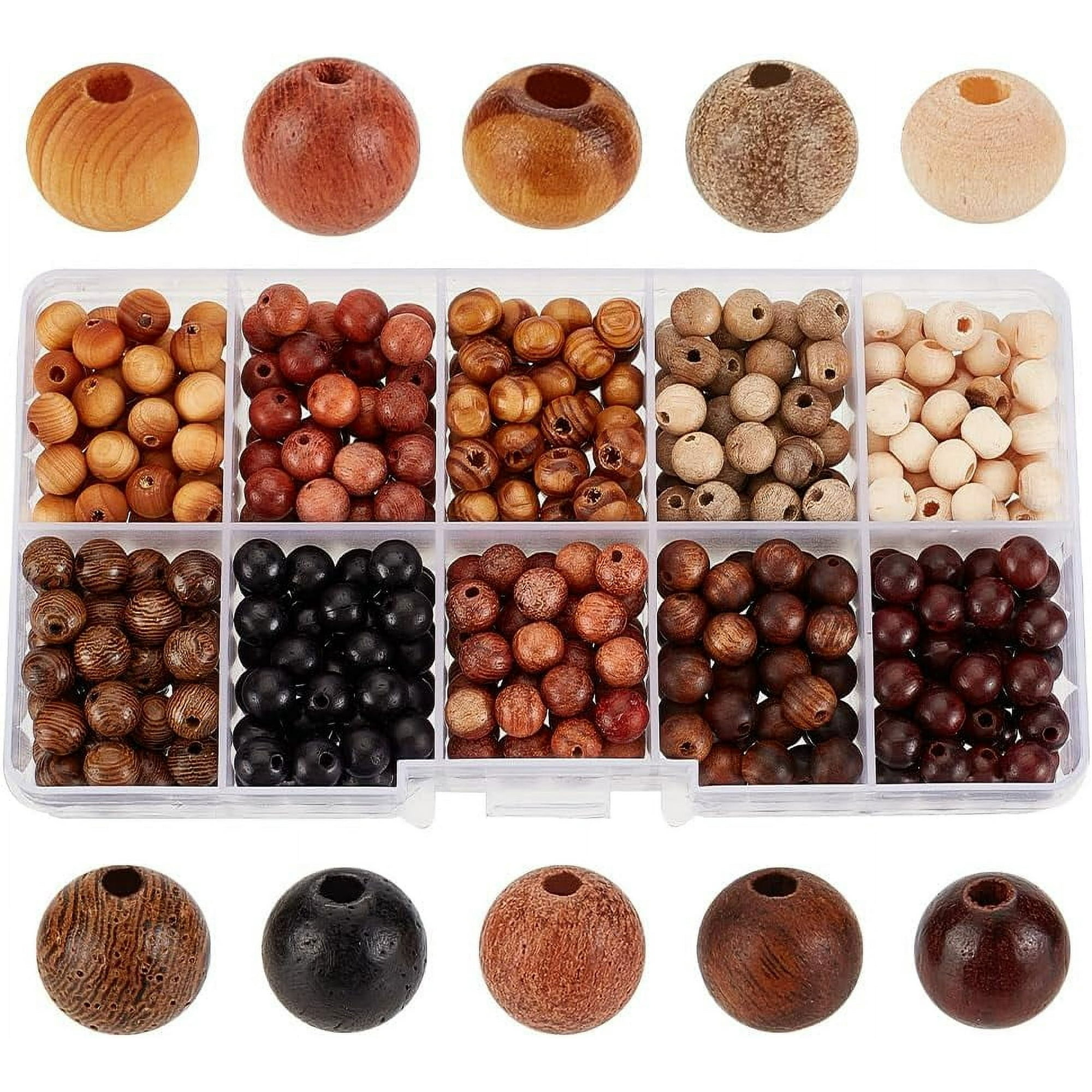 Click here for Nobrand 500pcs Natural Wooden Beads 10 Styles 6mm... prices
