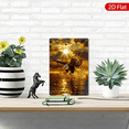 8x12 Inch Metal Wall Art Bald Eagle Sunset Flight Tin Metal 1pc for ...