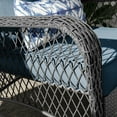 ECOPATIO Rattan Rockers Set of 3, Outdoor Furniture with Thick Cushions ...