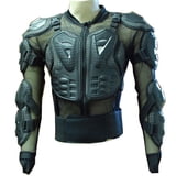WOW MOTORCYCLE MOTOCROSS BIKE GUARD PROTECTOR ADULT BODY ARMOR A1 BLACK ...
