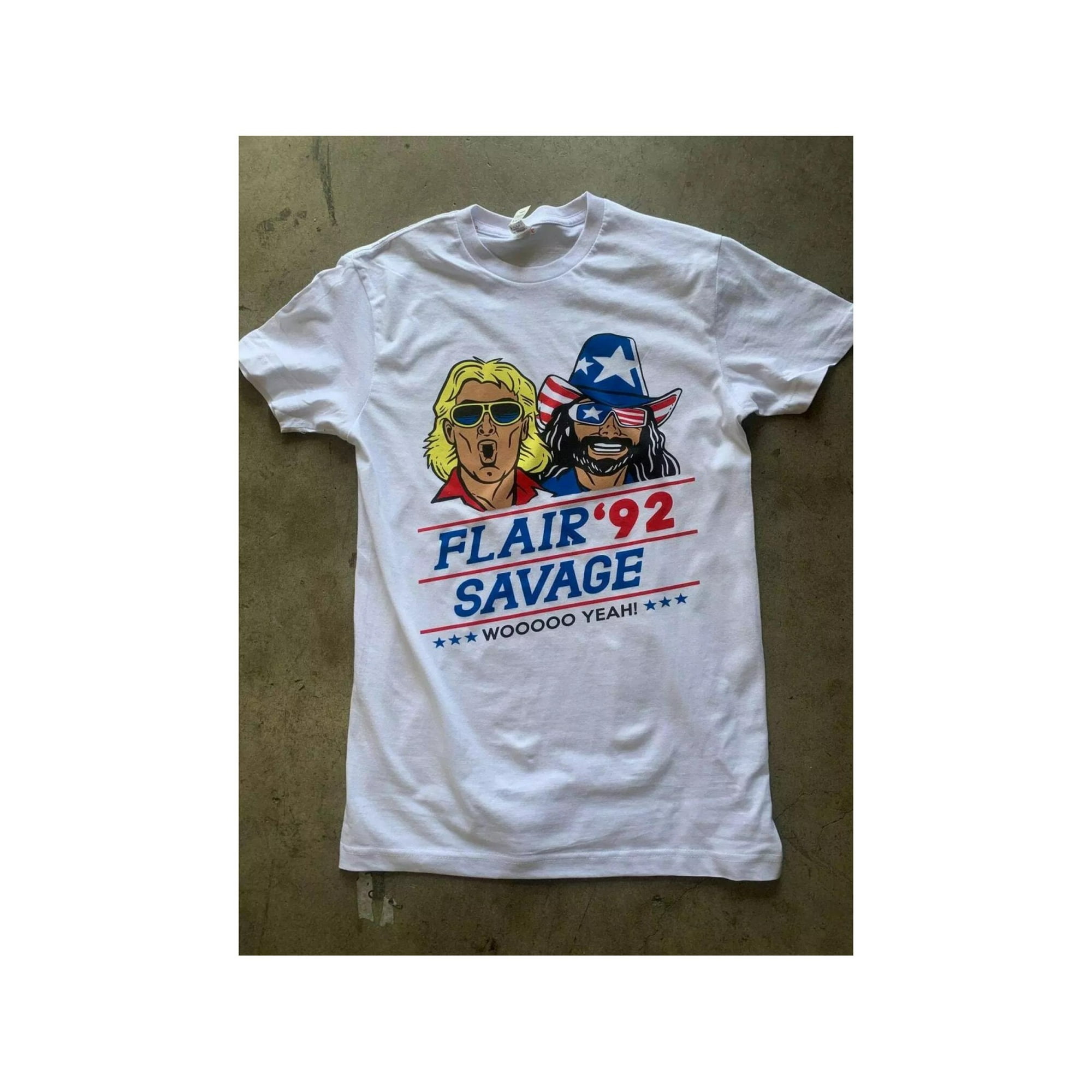 Click here for Generic Ric Flair 92 Wooooo Yeah Fan Shirt prices