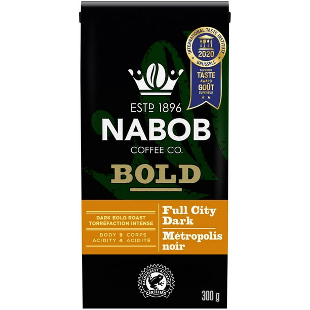 Nabob Bold Full City Dark Ground Coffee, 300g - Walmart.ca
