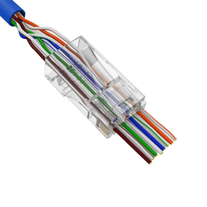 RJ45 Connectors RJ45 Crimp Ends 8P8C UTP Network Plug For CAT5 CAT5E RJ45 Connectors RJ45 Crimp Ends 8P8C UTP Network Plug For CAT5 CAT5E