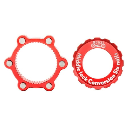 Mountain Bicycle Hub Center Lock Adapter Round Easy Install 6 Bolt ...