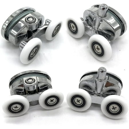 Set Of 4 New Oval Butterfly Twin Wheel Shower Door Rollers - Walmart.ca