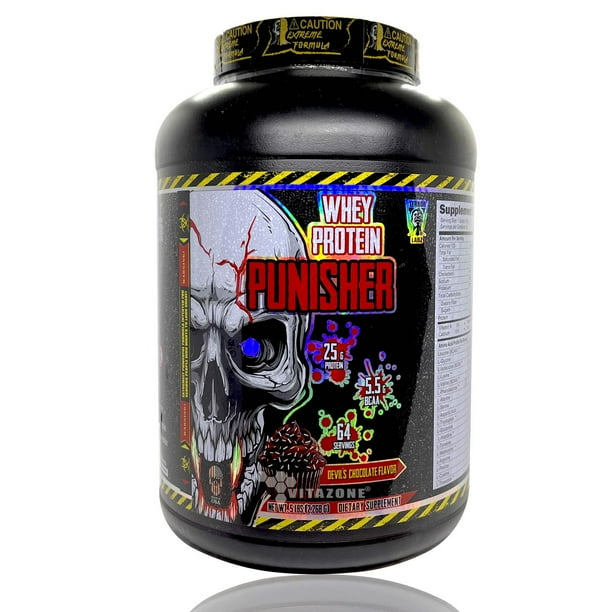 Whey Protein Punisher Chocolate Terror Labz 5 lbs Terror Labz ...