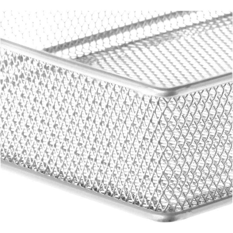 Silver Mesh Drawer Organizers