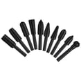 Rotary Rasp Drill Bit Set, 10 Pcs 1/4" 6mm Carbide File Rasp Drill Bit ...