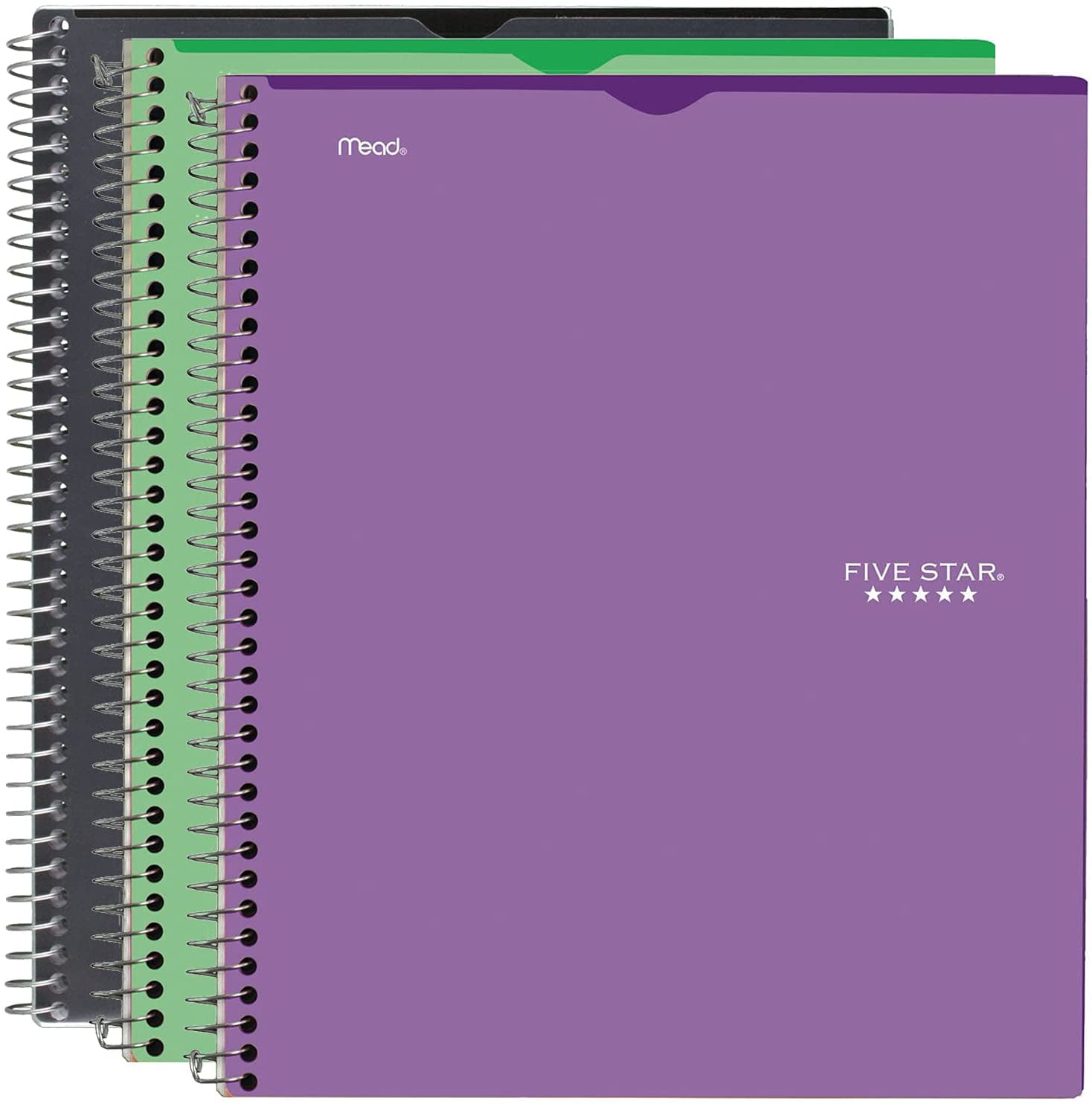 Five Star Interactive Notetaking, 1 Subject, College Ruled Spiral ...