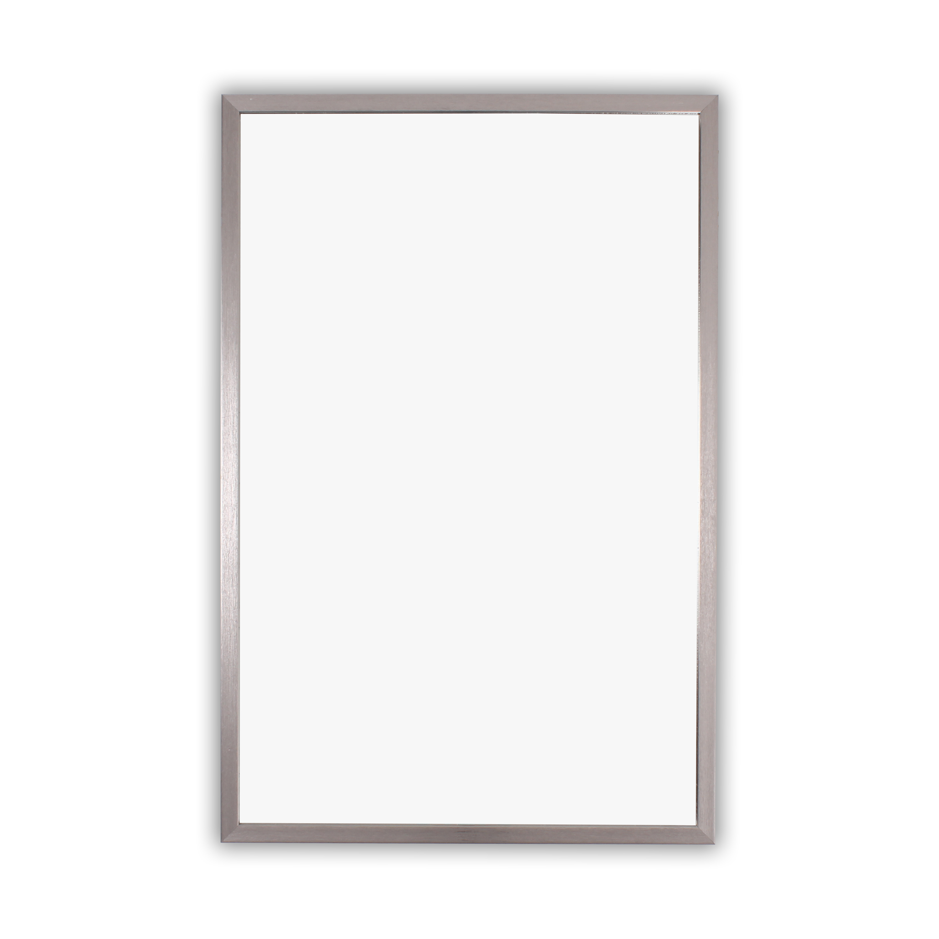 Reflection Chrome Finish Rectangular Framed Wall Mirror 33" Height ...