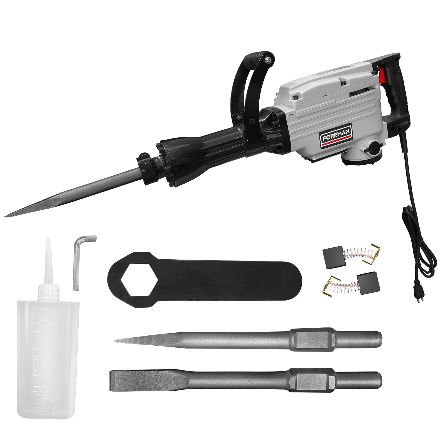 Martillo Demoledor Rompedor De Concreto 1500w (8.5a) FIOREMAN FO0810 ...