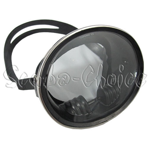 Spearfishing Free Dive Stainless Steel Oval Shape Classic Rubber Mask ...