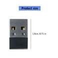 2.4GHz Wireless USB Dongle Quick Computer Pairing Durability Plastic ...
