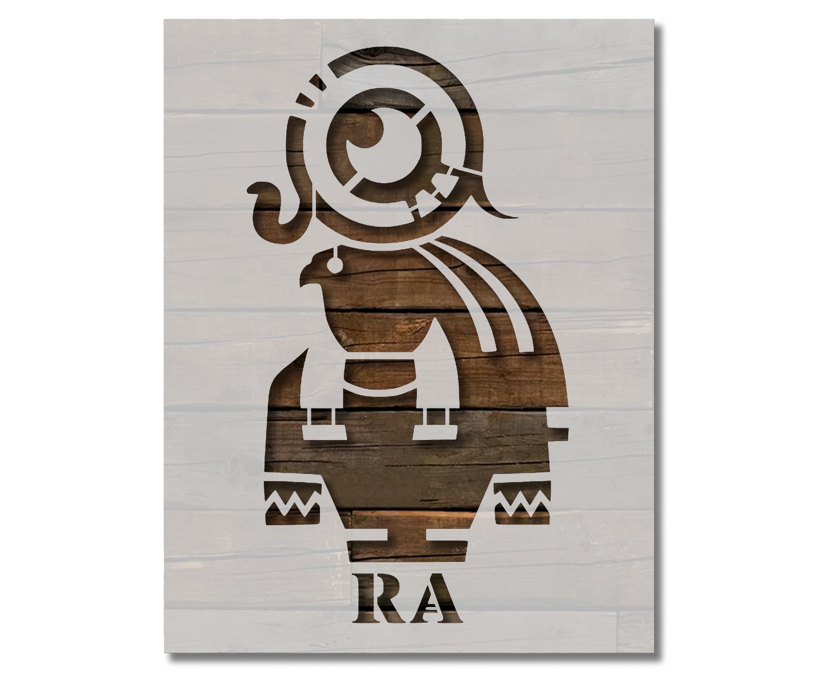 Ancient Egyptian God Ra Stencil Template Reusable 8.5 x 11 Inches for ...