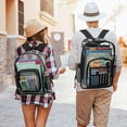 Chalesta Heavy Duty Clear Backpacks Large Capacity PVC Transparent ...