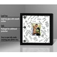14x14 Black Wedding Picture Frame - Fits 5x7 Photo w/Mat, Ideal for ...