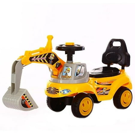 Lazychild 2021 Children Excavator Can Sit To Ride Roller Coasters Large ...