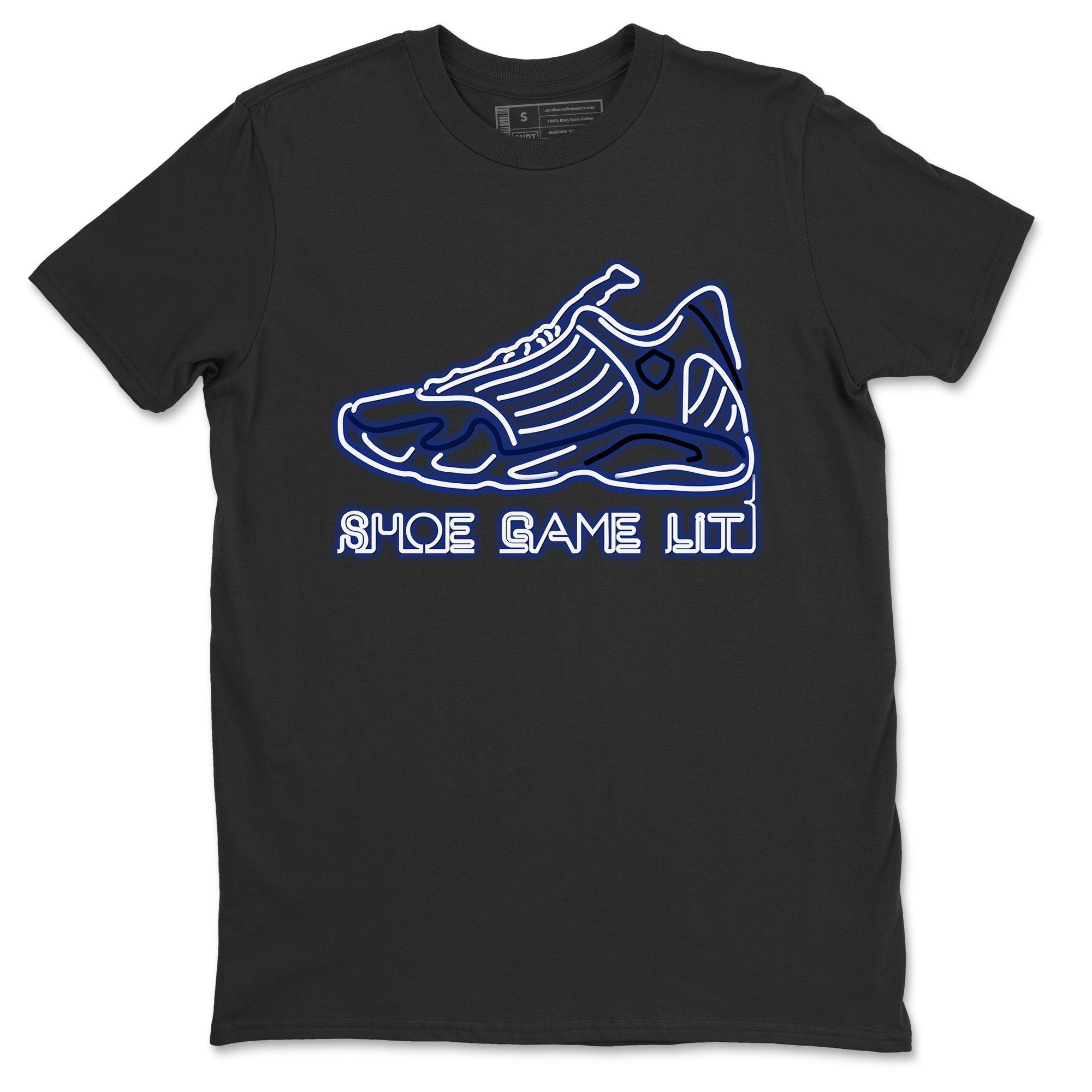 Shoe Game Lit T Shirt Jordan 14 White Hyper Royal Sneakers Matching ...