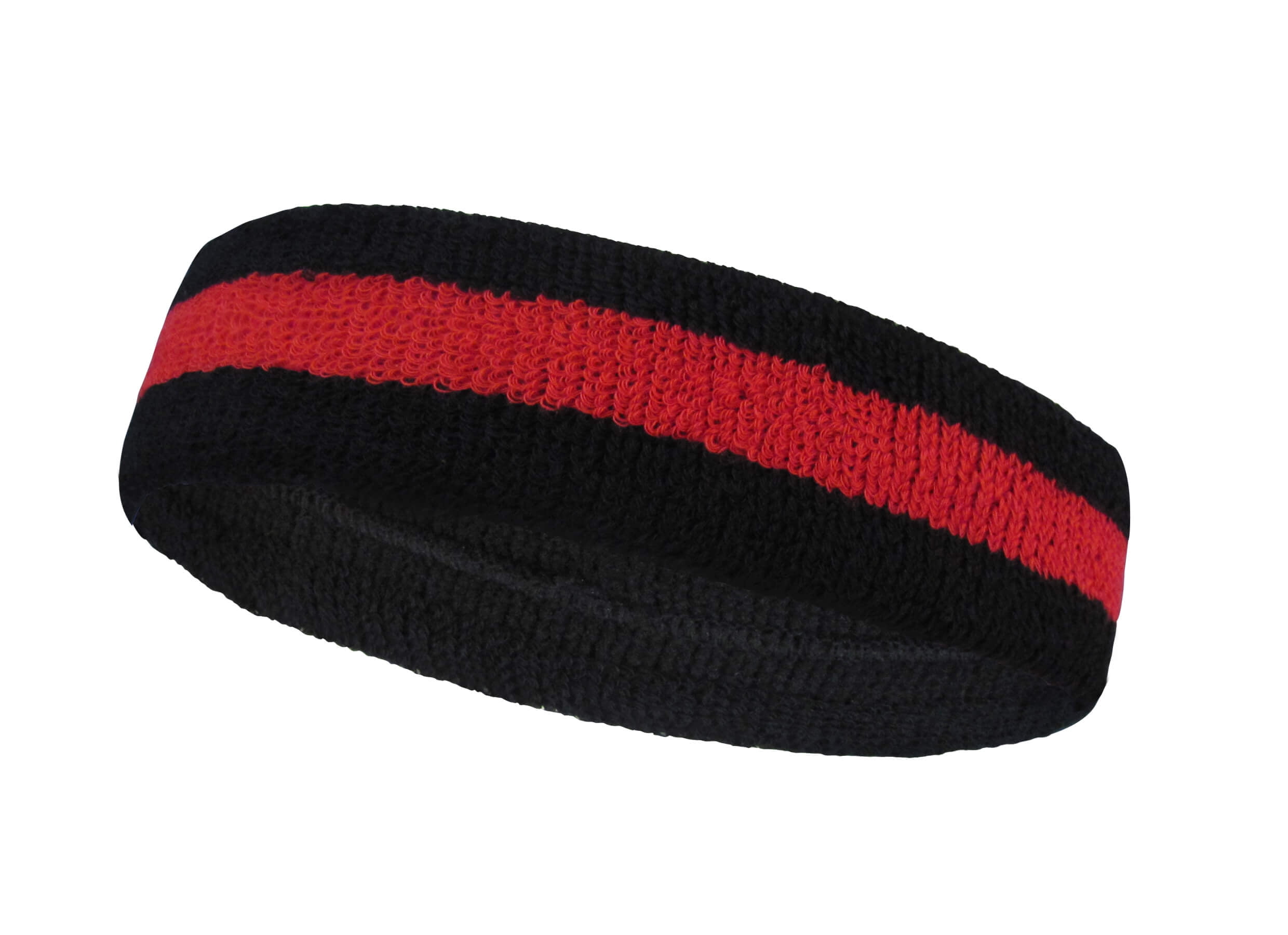 Couver Terry Cloth Striped Headband 2 Colored Head Sweatband - 6 Pieces ...