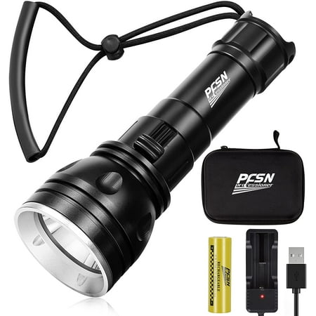 Scuba Diving Lights, PFSN DF-3000 Professional Underwater Flashlight ...