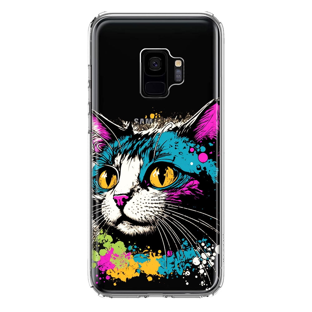Click here for Mundaze Samsung Galaxy S9 Cool Cat Oil Paint Pop A... prices