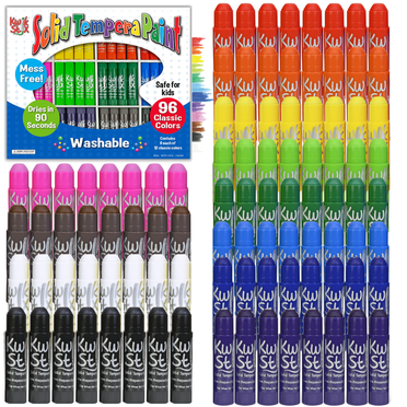 Kwik Stix Solid Tempera Paint Stick, Neon Colors, 6 Per Pack, 6 Packs ...
