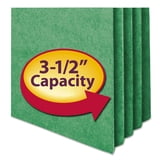 Smead 3 1/2" Expansion Colored File Pocket, Straight Tab, Letter, Green ...