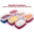 Signora Ware Reusable Airtight Food Prep Storage Containers with Lids ...