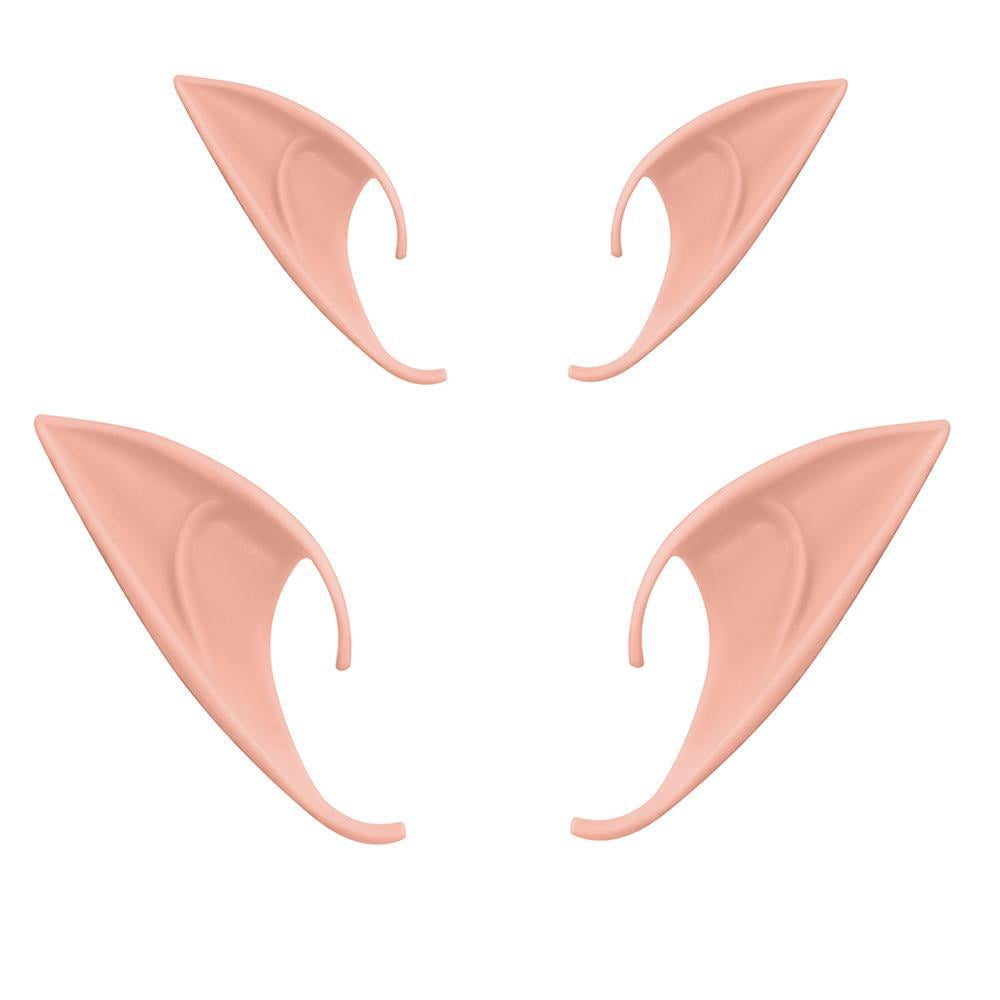 Orejas de elfo de hada Pixie para cosplay, puntas puntiagudas suaves ...