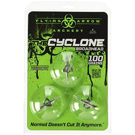 Flying Arrow Archery Cyclone Broadhead 100 GR. C3100 | Walmart Canada