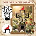 Cardinal Garden Stake, Metal Red Bird Outdoor Decor, Large Cardinal ...