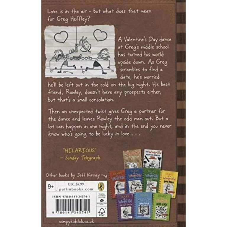 Back Of Diary Of A Wimpy Kid Book