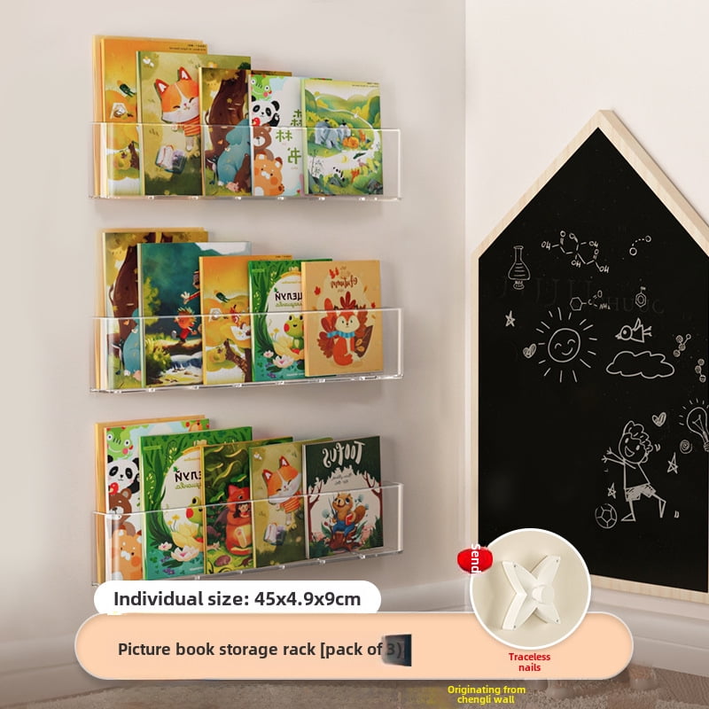 Click here for Unbranded Set Of 3 Transparent Acrylic Wall-Mounte... prices