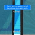 Pool Fence 4Ft x 108Ft, 320GSM Mesh with Stainless Steel Frame for ...