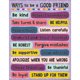Oh Happy Day Ways to be a Good Friend Chart, 17" x 22" | Bundle of 10 ...