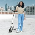 Adjustable-Height Kick Scooter for Teens and Adults — Foldable Design ...
