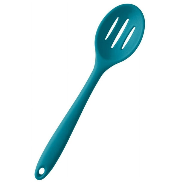 Silicone Slotted Serving Spoon, High Heat Resistant to 480°F, Hygienic ...