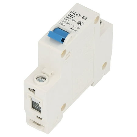 LAFGUR 1P Circuit Breaker,Miniature Circuit Breaker 1P Residual Current Isolator DIN Rail Mount ...