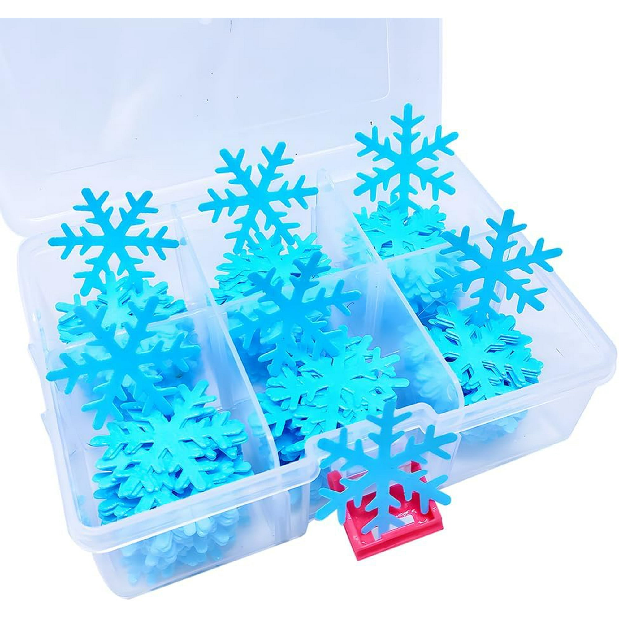 Click here for Ld Seller 48pcs Edible Christmas Snowflakes Blue C... prices